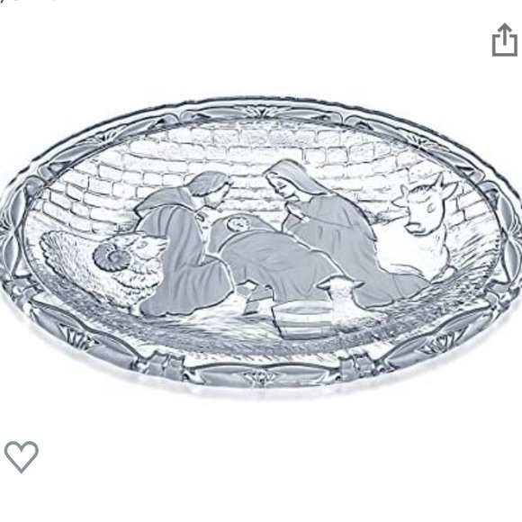 Mikasa | Holiday | Nib Mikasa Nativity Plate With Stand | Poshmark